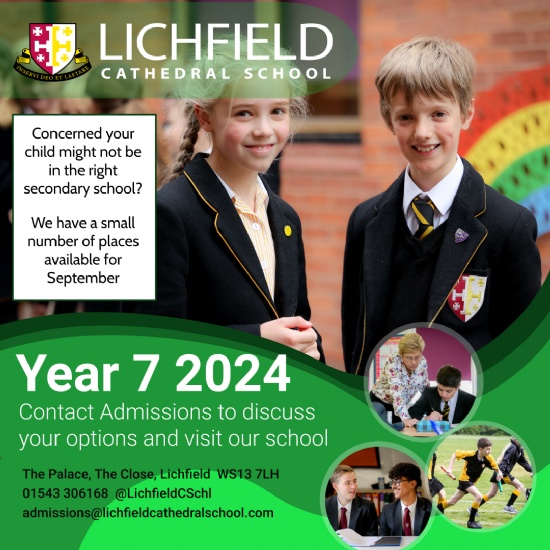 Lichfield Cathedral School - Excellence in Education & Values-Based Learning
